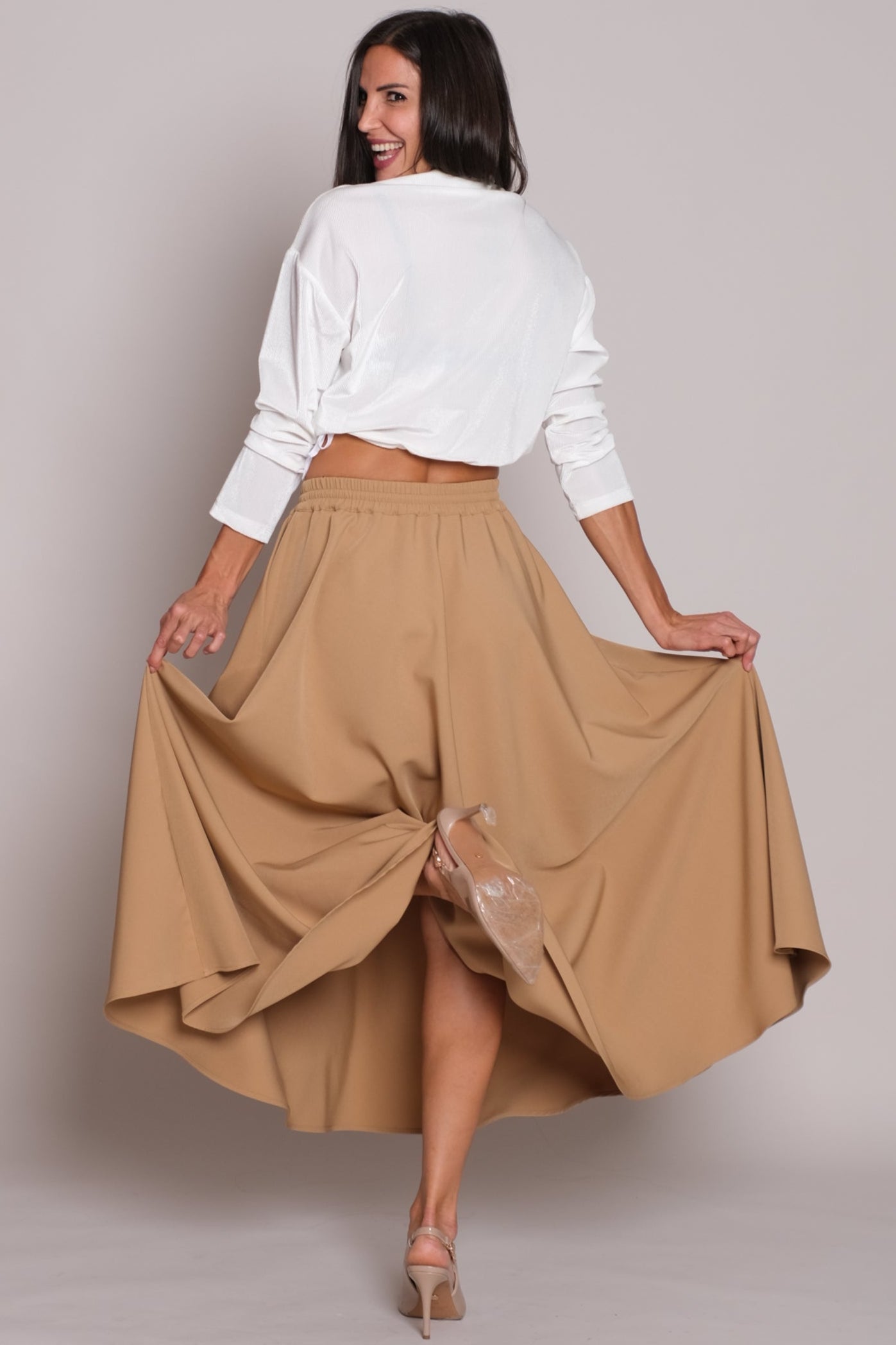 Auror Skirt Beige – LavaLin